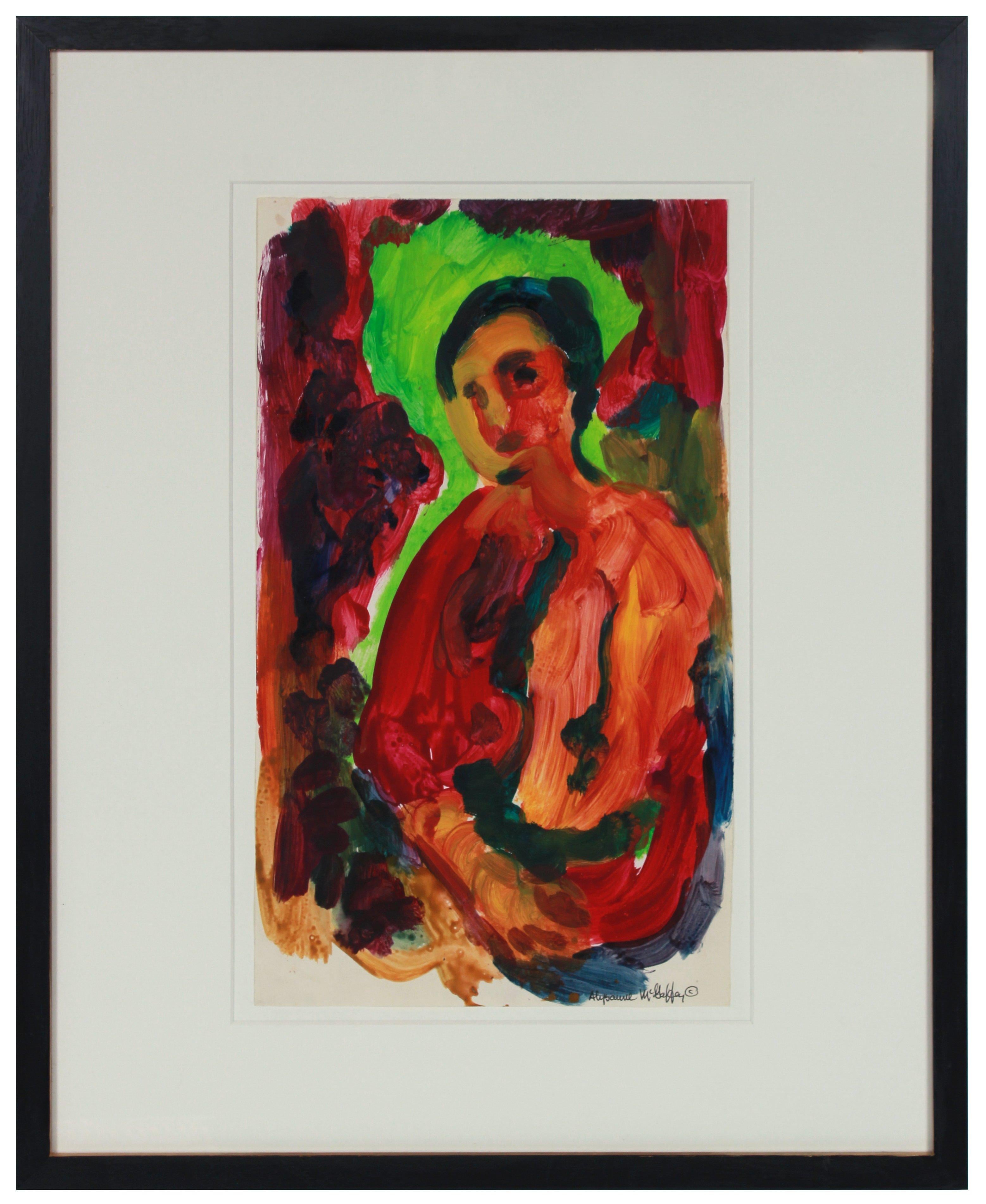 Alysanne McGaffey - Bay Area Figurative Portrait Painting, Circa 1960s ...