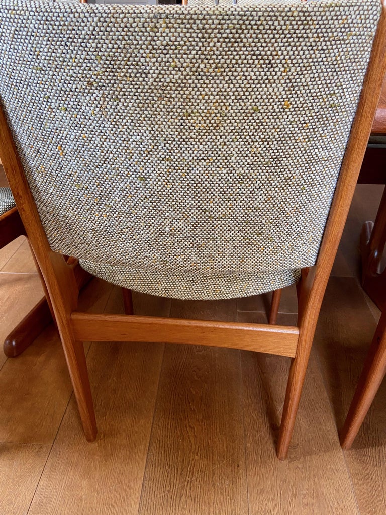 20th Century AM Møbler Denmark Teak Dining Set from 1970s', Stamped 'Am ...