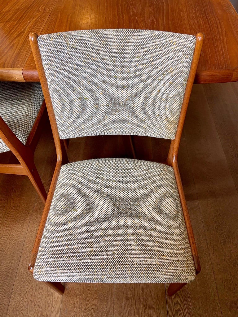 20th Century AM Møbler Denmark Teak Dining Set from 1970s', Stamped 'Am ...