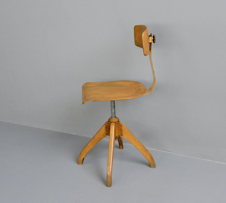 Ama Elastik Factory Chair, circa 1930s at 1stDibs | ama elastik chair