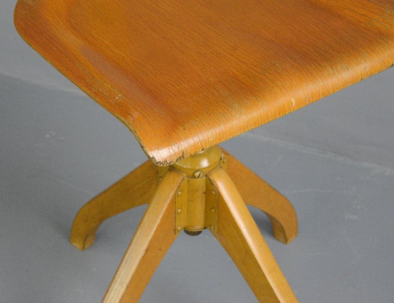 Ama Elastik Factory Chair, circa 1930s For Sale at 1stDibs