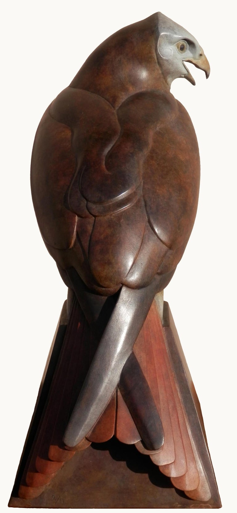 Ama Menec - Female Red Kite - contemporary bronze sculpture wildlife ...
