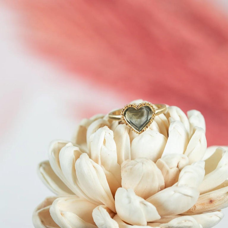 Amáli Diamond Heart Ring For Sale at 1stDibs