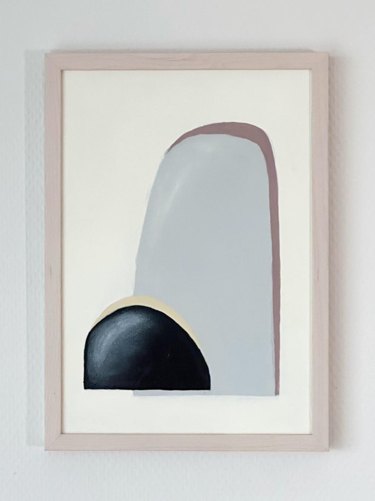 Amanda Andersen - "Glacial Morning" Acrylic Painting on Paper, wabi ...