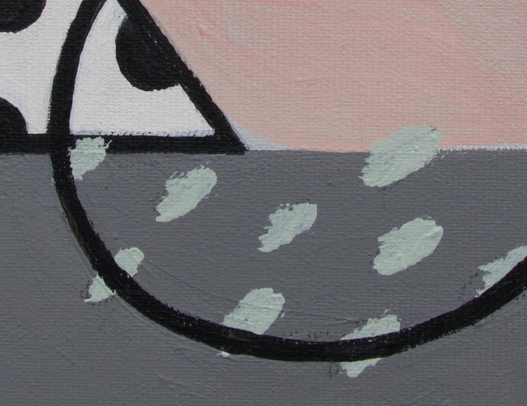 Amanda Andersen - One Object with a Jar of Beans Acrylic Painting pink ...