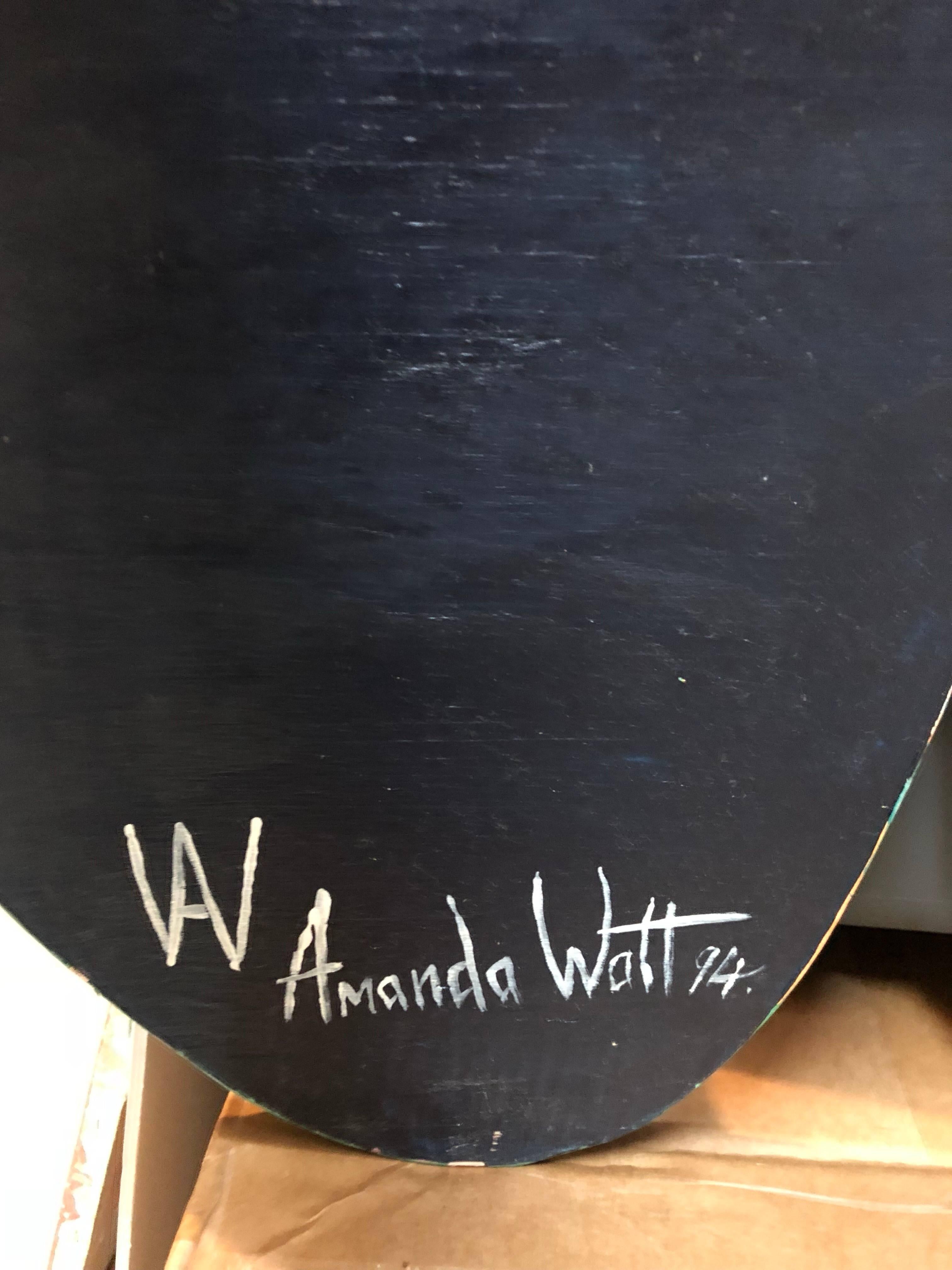 Amanda Watt - Pop Art Carved Wall Sculpture Painting Bright Vibrant ...