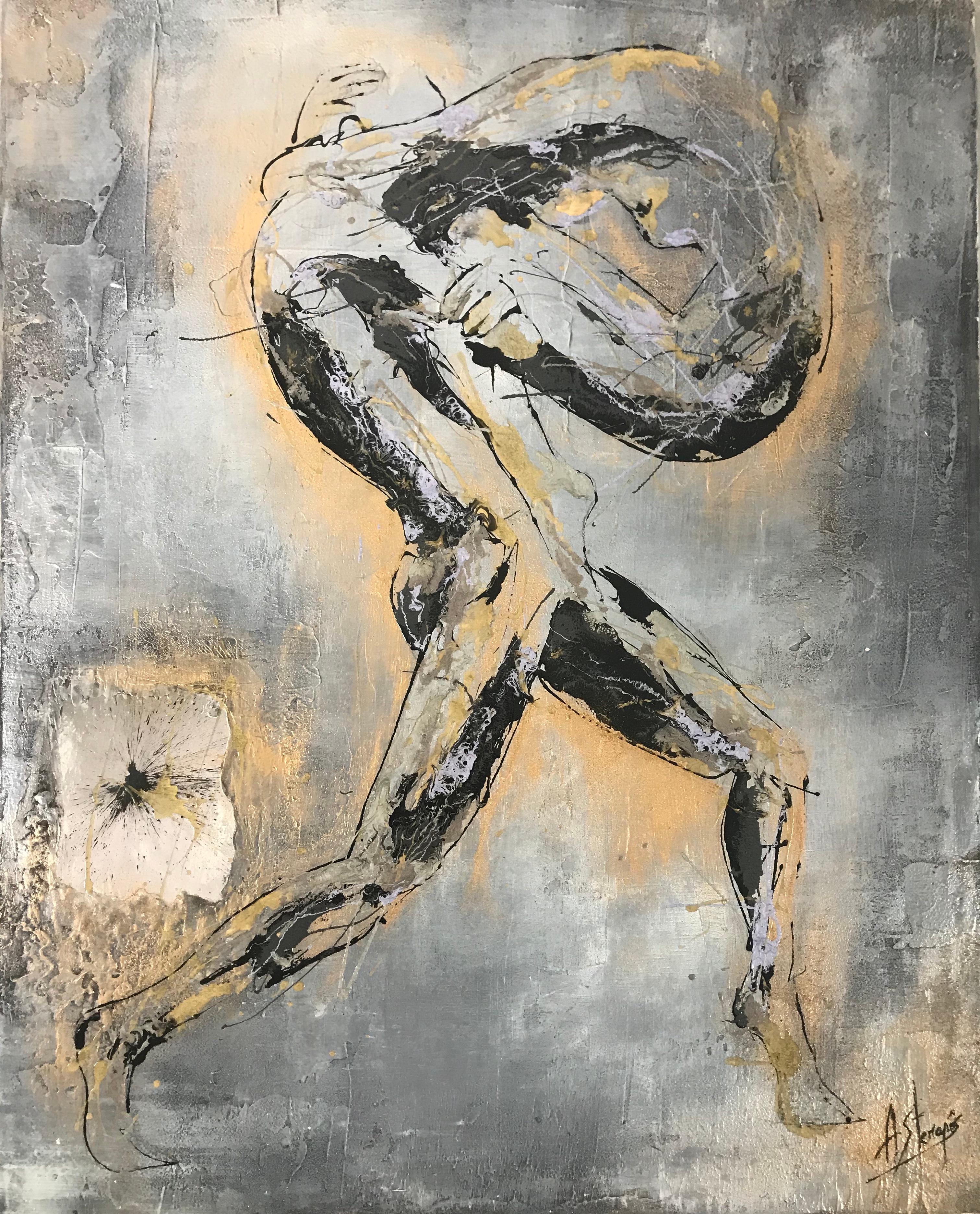 Amandyne Steropes - Fusion - Human Body Representation in Yellow and ...