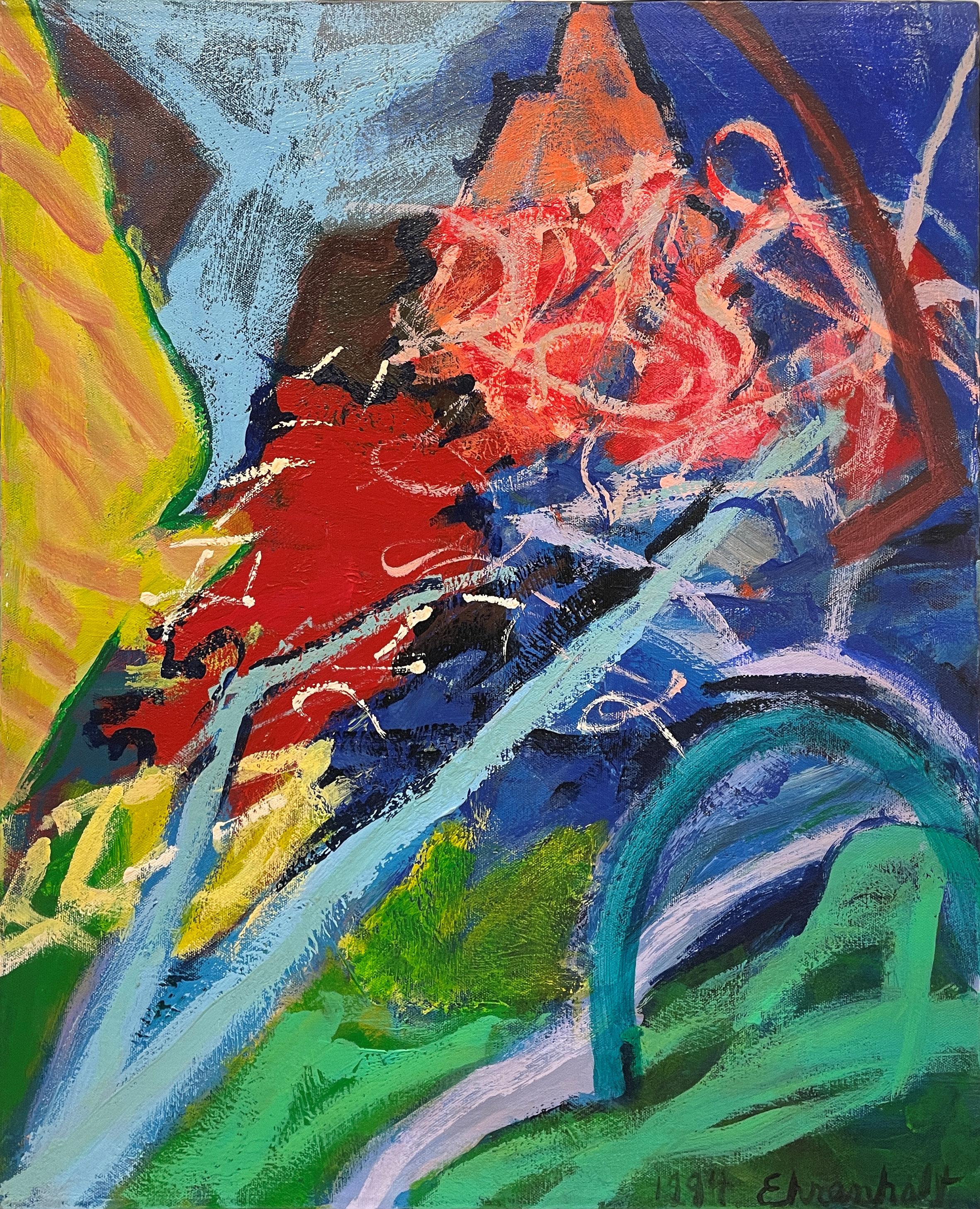 Amaranth Ehrenhalt - Amaranth Ehrenhalt, Jagged Edge, oil on canvas ...