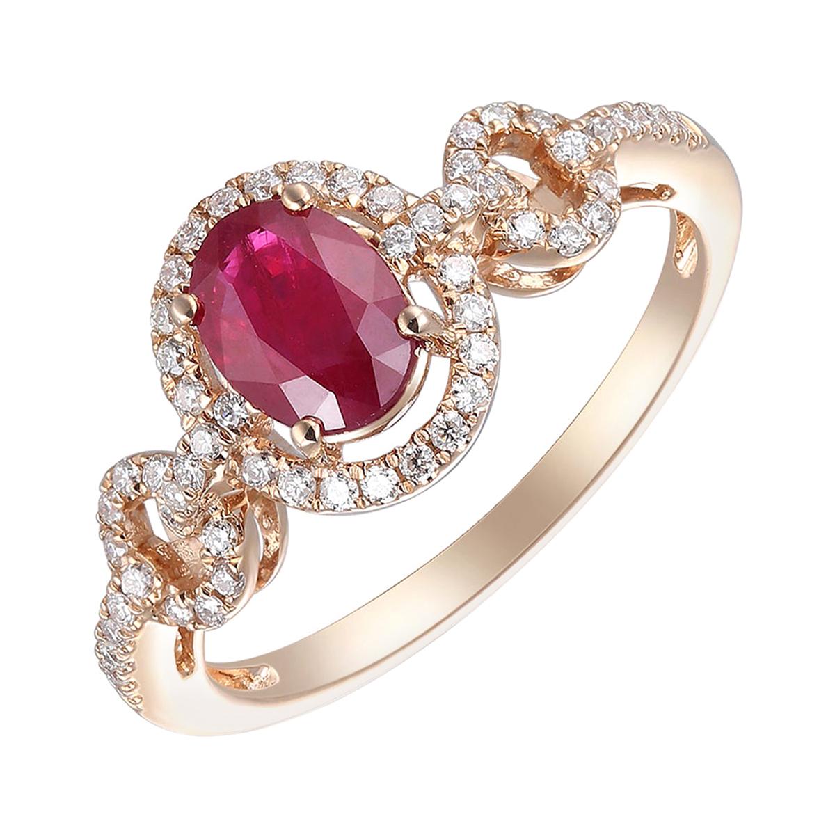 Exquisite Ruby and Diamond Ring For Sale at 1stDibs