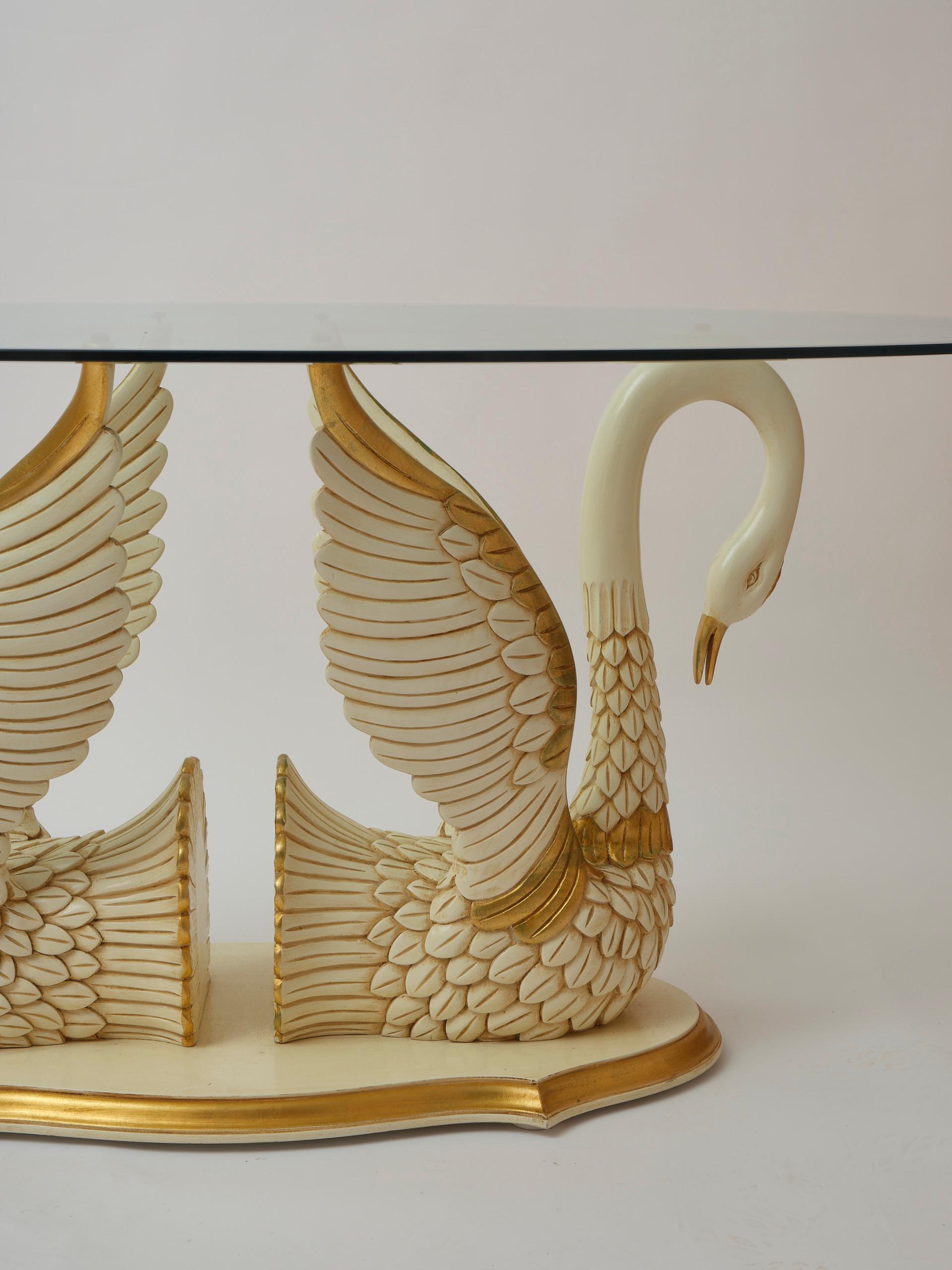 Amazing 1980s showstopping swan dining table base For Sale at 1stDibs ...