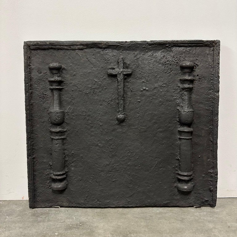 Amazing Antique Fireplace / Fireback For Sale at 1stDibs