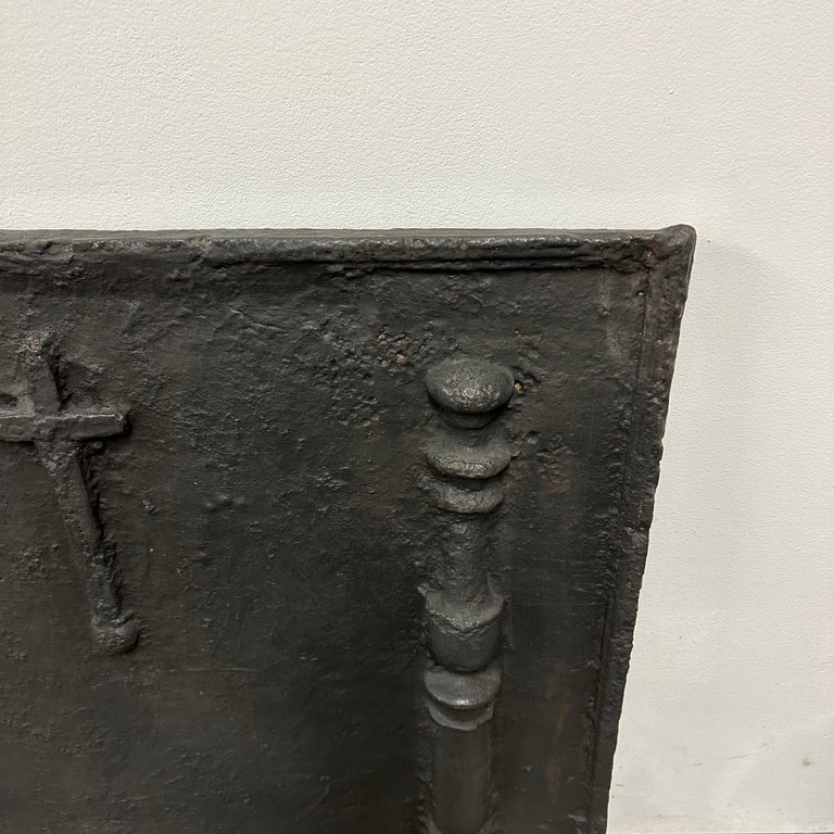 Amazing Antique Fireplace / Fireback For Sale at 1stDibs