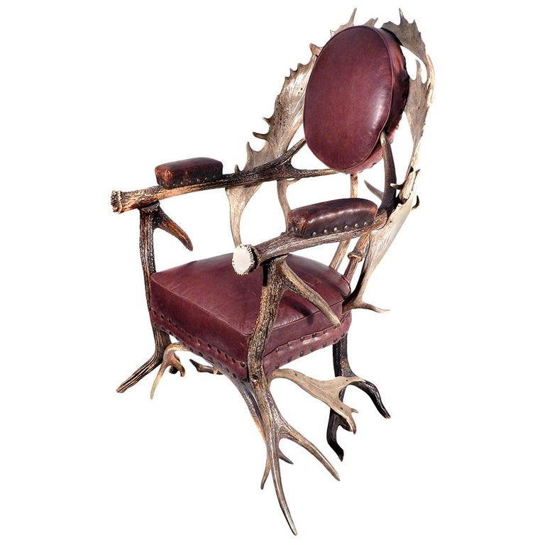 Amazing Antler Armchair For Sale at 1stDibs