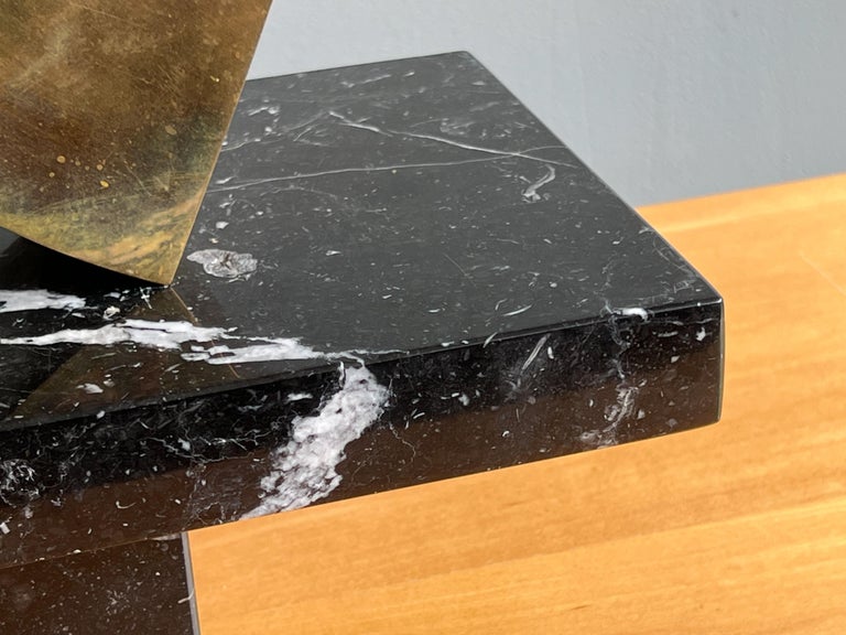 Bronze and Marble Sculpture by Neil Hadlock For Sale at 1stDibs