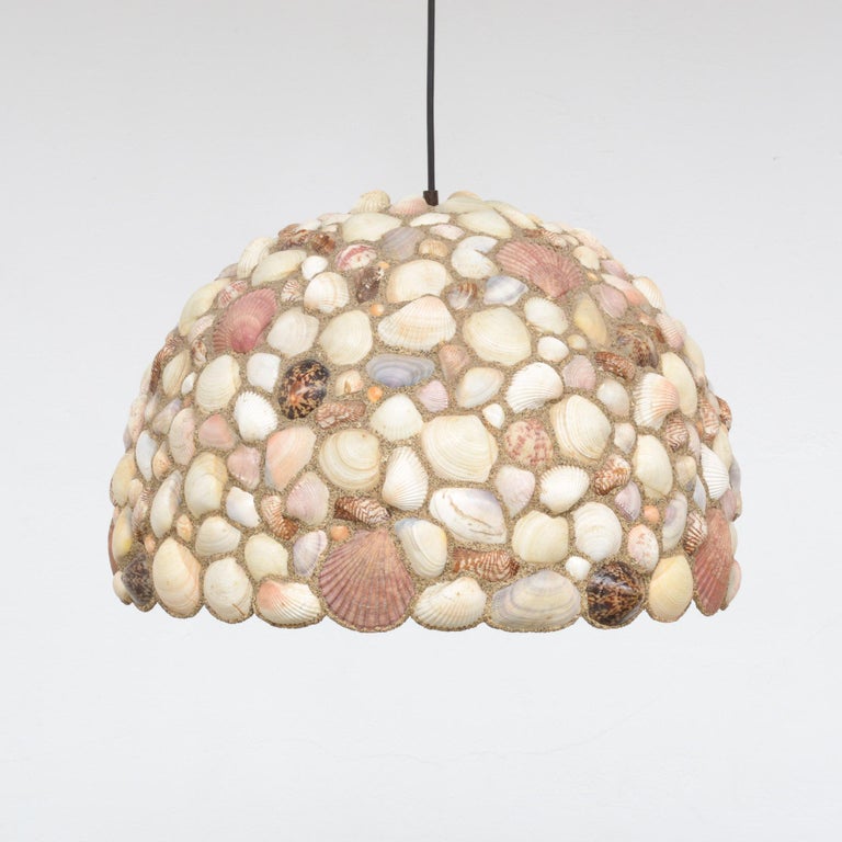 Amazing Dome Seashell Chandelier at 1stDibs