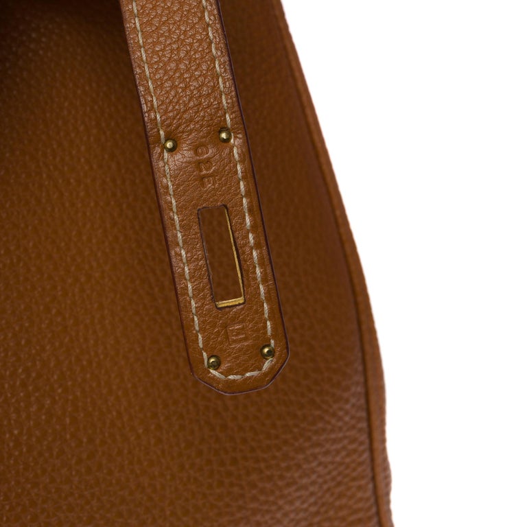 Amazing Hermès Birkin 35 handbag in Camel Togo leather, GHW For Sale at ...