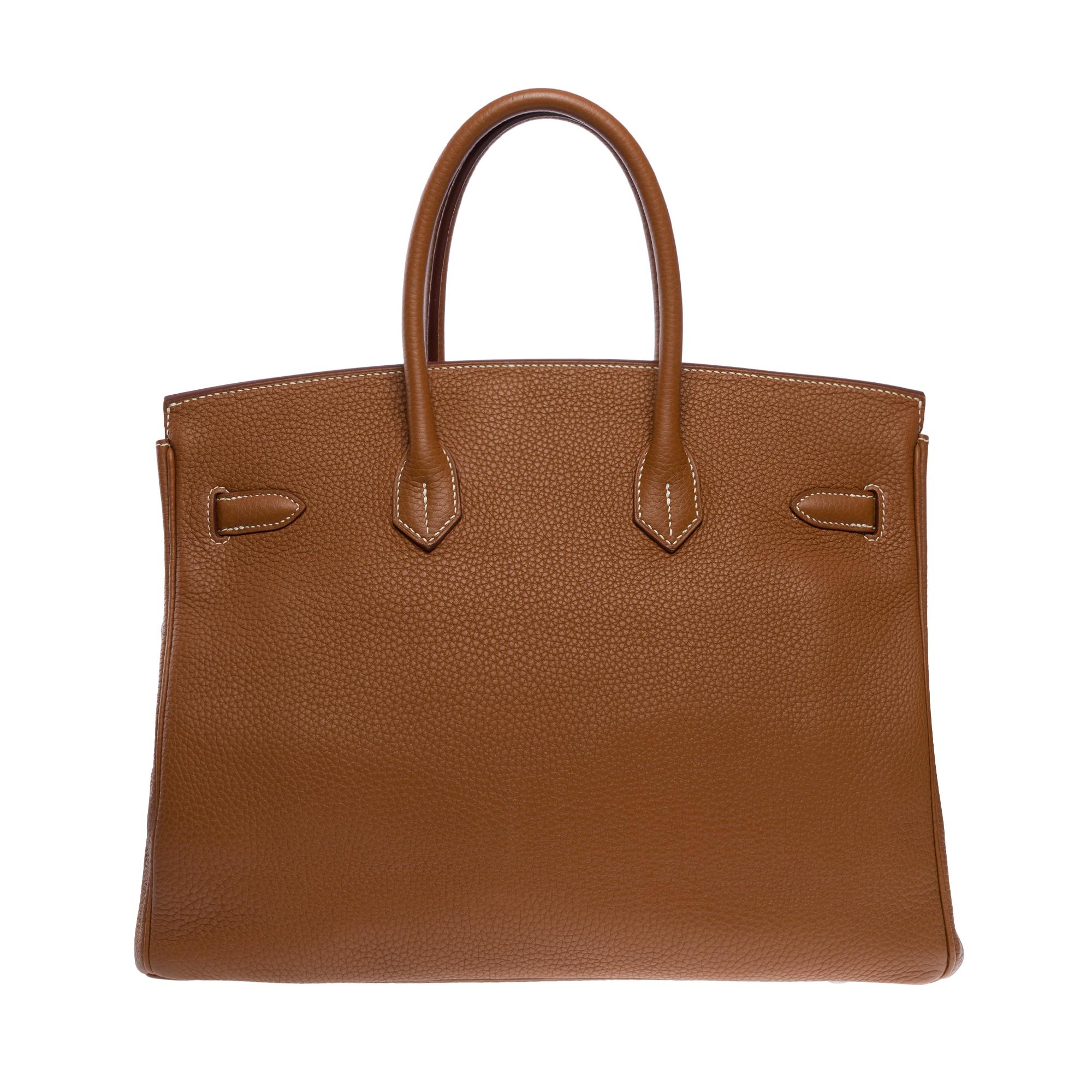 Amazing Hermès Birkin 35 handbag in Camel Togo leather, SHW at 1stDibs