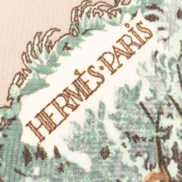 Amazing Hermès "Ecuador" Plaid in 100% Cashmere, new condition at 1stDibs