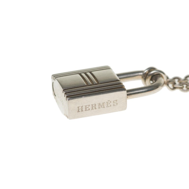 Amazing Hermès Padlock pendant in Silver For Sale at 1stDibs | hermes ...