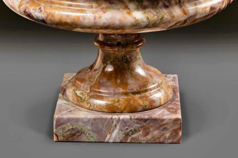 Amazing Italian "Porta Santa" Marble Urn, 19th Century For Sale at 1stDibs