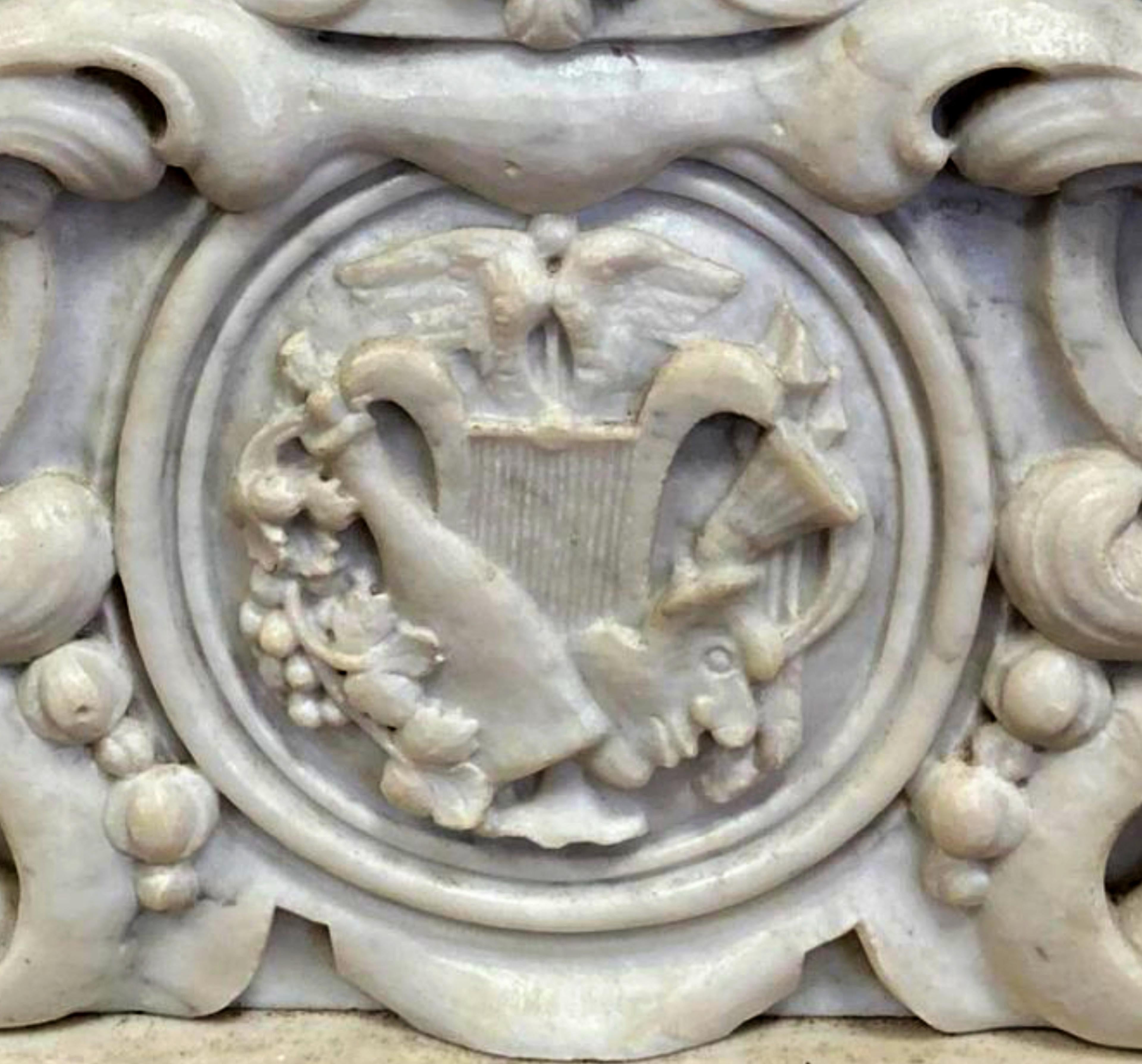 Amazing Italian Sculptured in Carrara marble 18th Century For Sale at ...