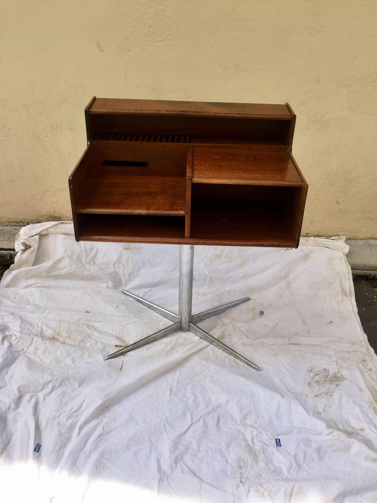Amazing, Mid-Century Modern, Small Rectangular Revolving Desk, 1950s ...