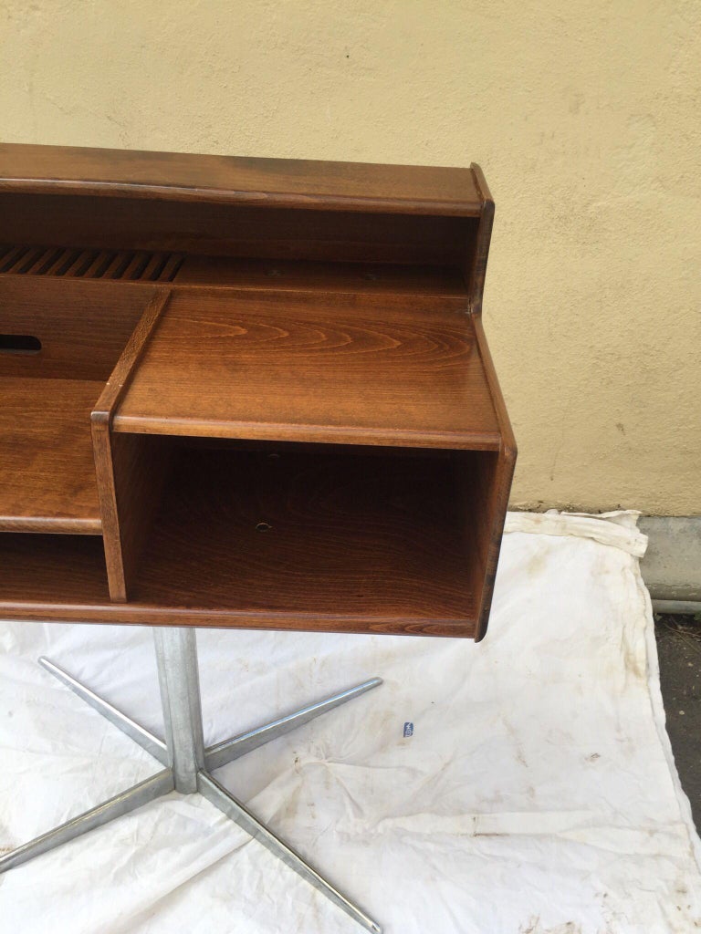 Amazing, Mid-Century Modern, Small Rectangular Revolving Desk, 1950s ...