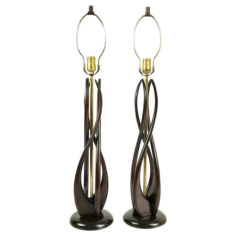 Amazing Midcentury Mexican Modernist Table Lamps by Luxolix For Sale at ...