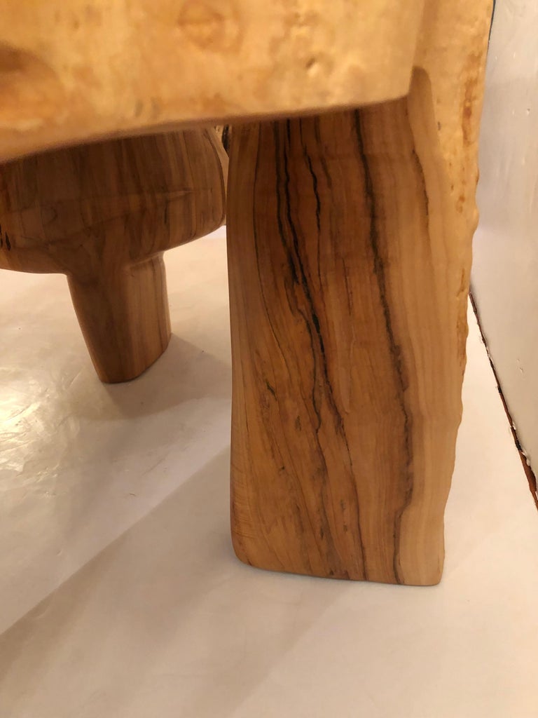 Amazing Organic Modern Irregular Edge Maple Coffee Table For Sale at ...