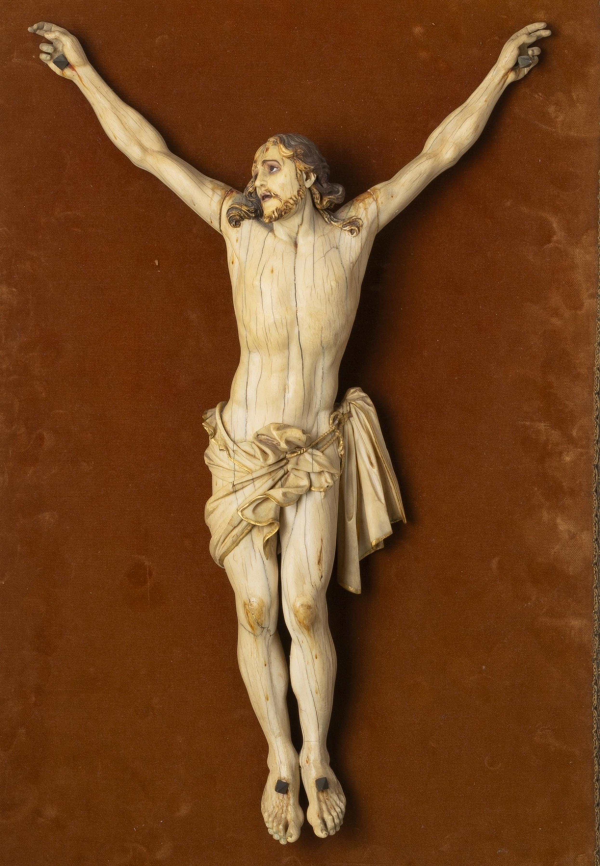 AMAZING OVERSIZED JESUS CHRIST 17th Century Indo-Portuguese Sculpture ...
