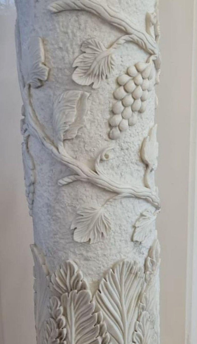 Amazing Pair of Monumental Marble Italian Columns 20th Century For Sale ...