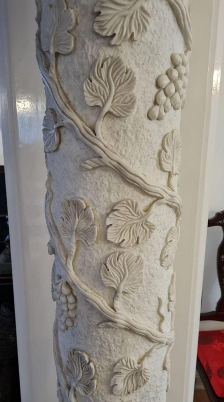 Amazing Pair of Monumental Marble Italian Columns 20th Century For Sale ...