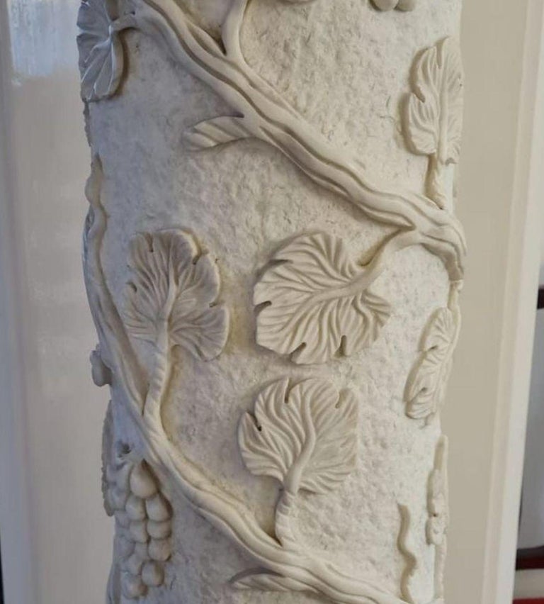 Amazing Pair of Monumental Marble Italian Columns 20th Century For Sale ...