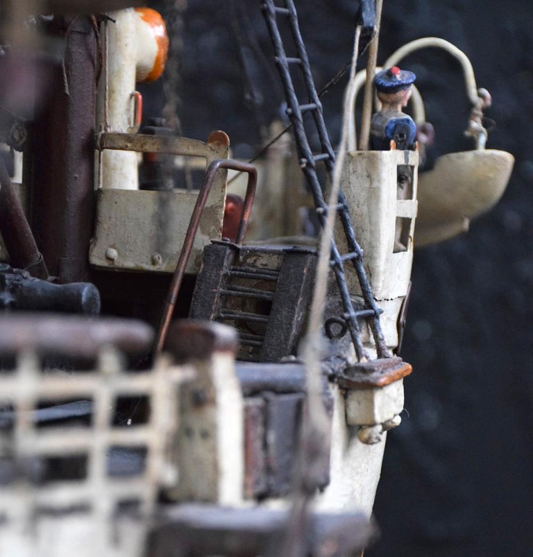 Amazing Scratch Built Boat, circa 1920 at 1stDibs