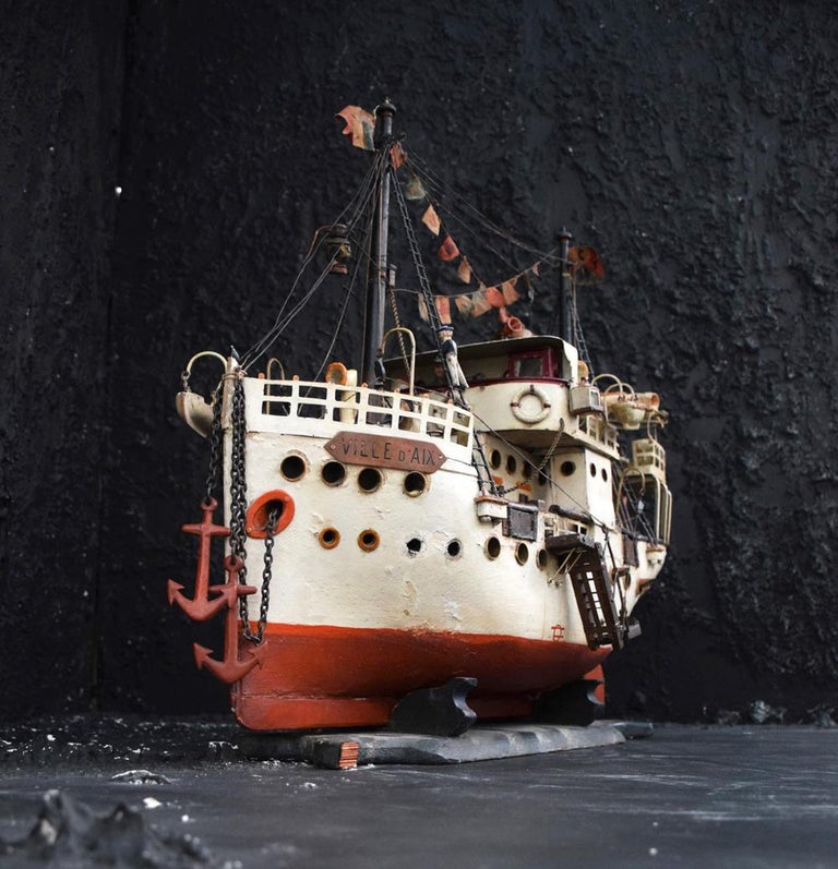 Amazing Scratch Built Boat, circa 1920 at 1stDibs