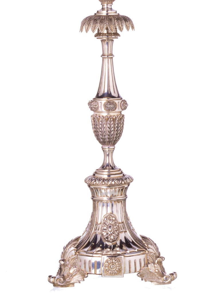 Amazing Silver Altar Cross 19th Century For Sale at 1stDibs