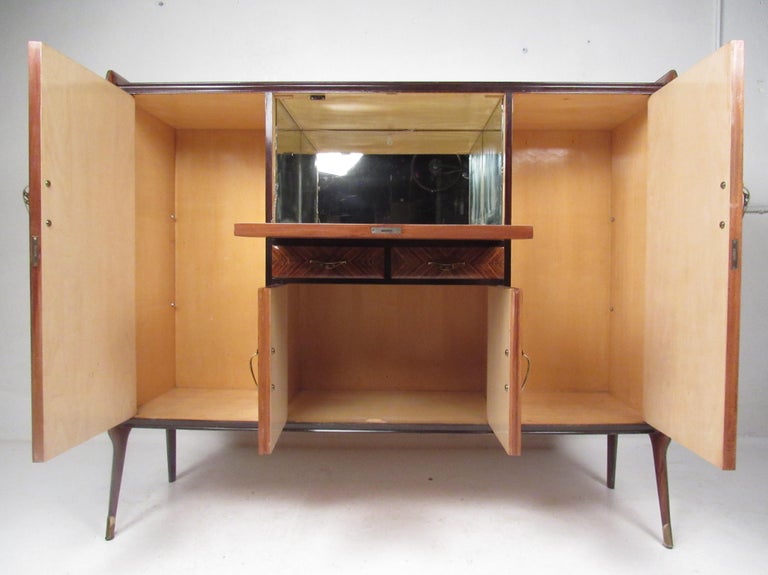 Amazing Vintage Modern Italian Server For Sale at 1stDibs