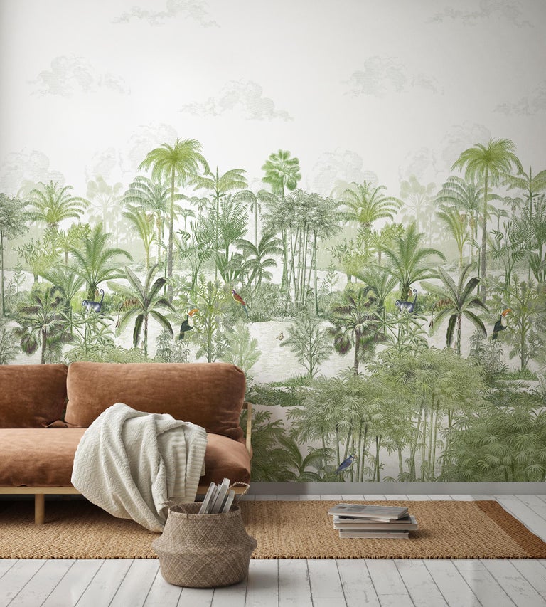 Amazone - Customizable - Digital Printing - Mural Decor For Sale at 1stDibs