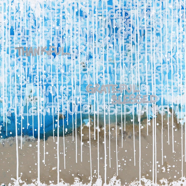 Amber Goldhammer - Grateful For Beach Vibes For Sale at 1stDibs