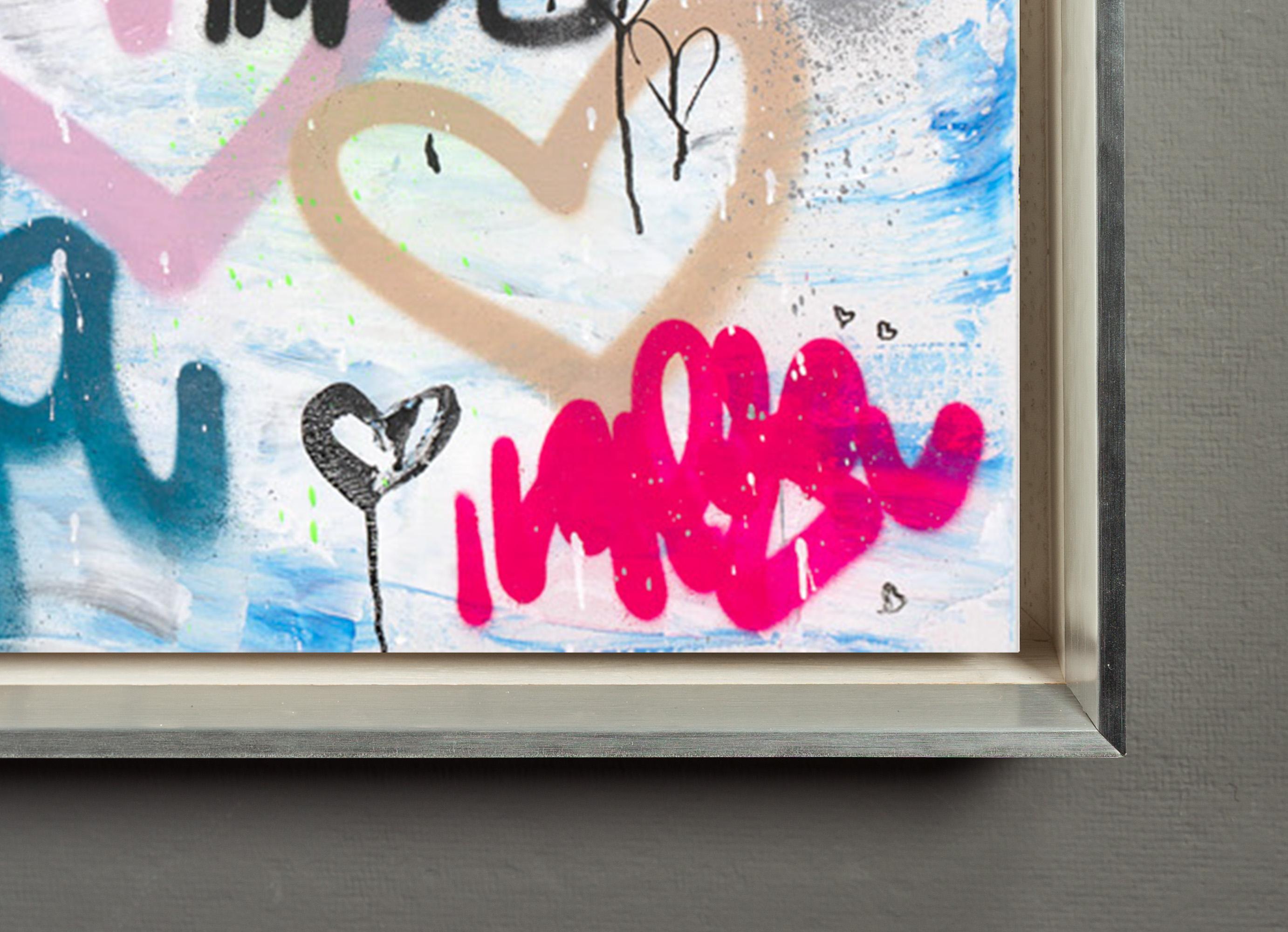 Amber Goldhammer - "Happiness on the Beach" Vibrant Graffiti Style ...