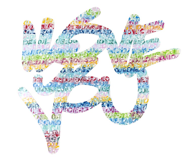 Amber Goldhammer - "I'm Always Sunshine" Abstract Colorful Graffiti ...