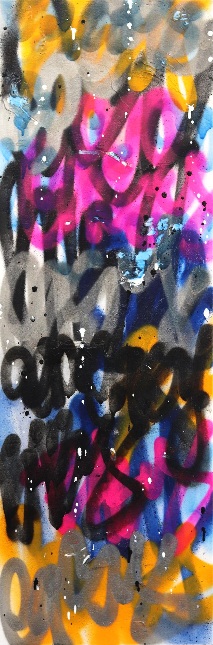 Amber Goldhammer - Yes Woman - Large Square Original Graffiti Artwork ...