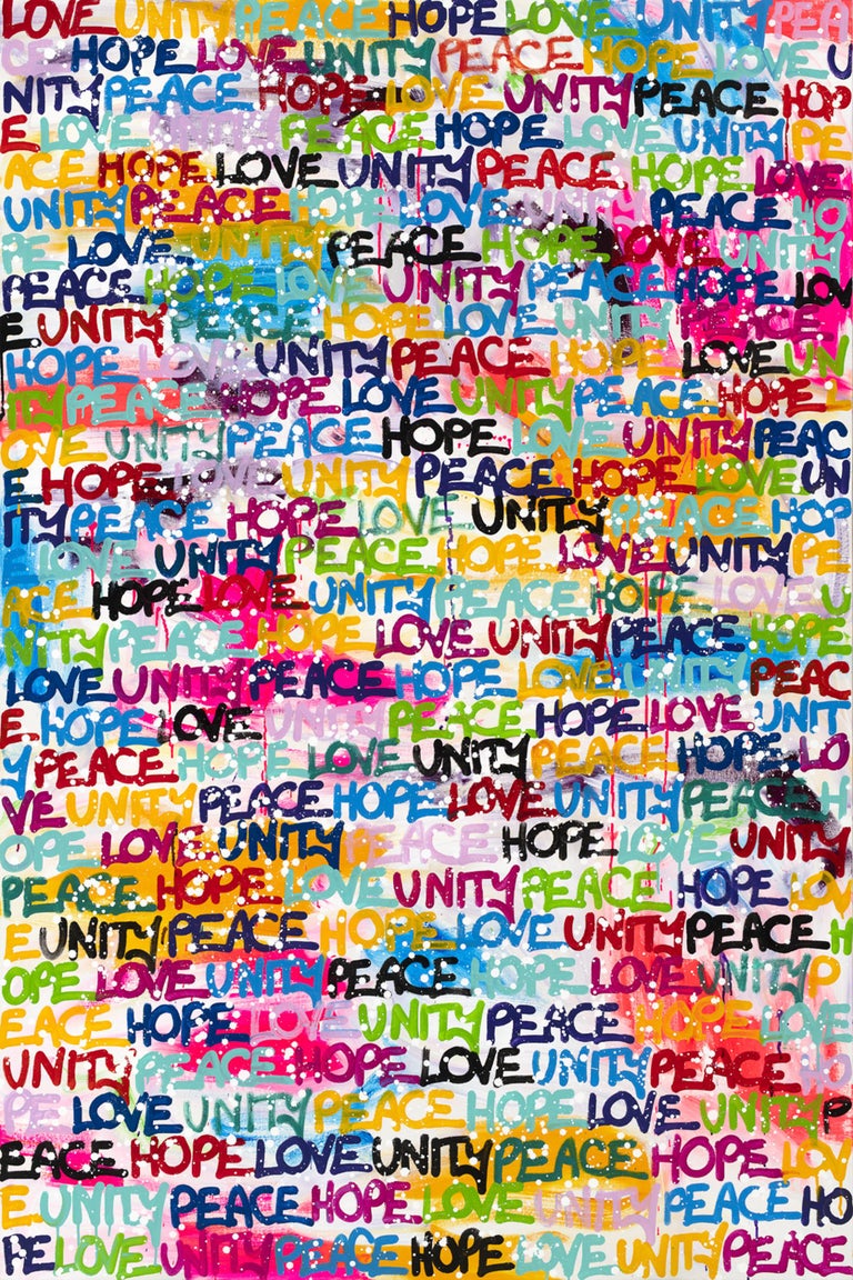 Amber Goldhammer - "The World's Mantra" Colorful Graffiti Style ...