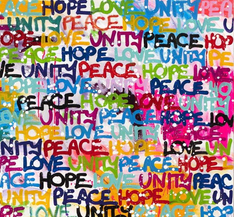Amber Goldhammer - "The World's Mantra" Colorful Graffiti Style ...