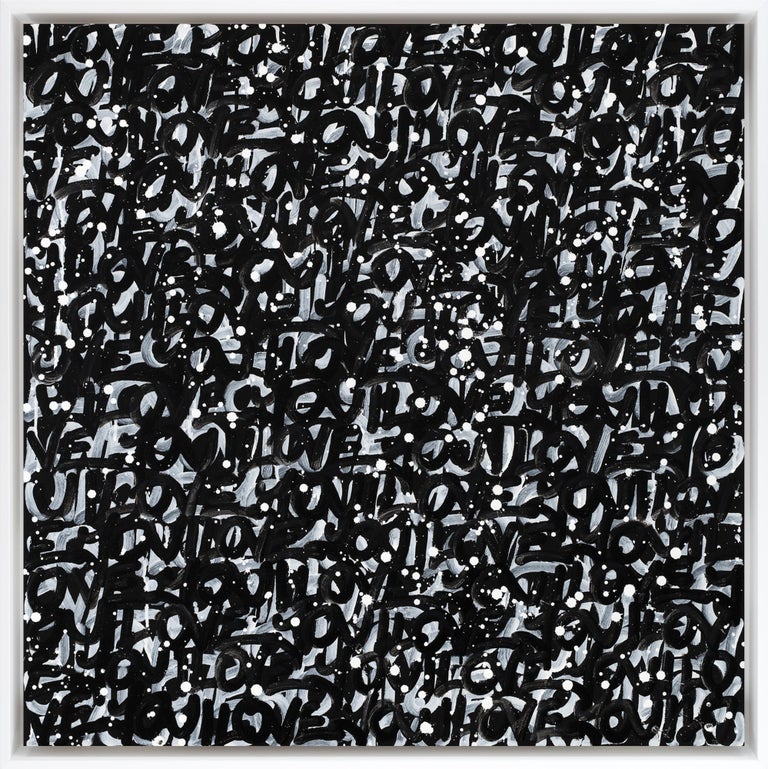 Amber Goldhammer - "Who Says Love Is Blind?" Abstract Black and White ...