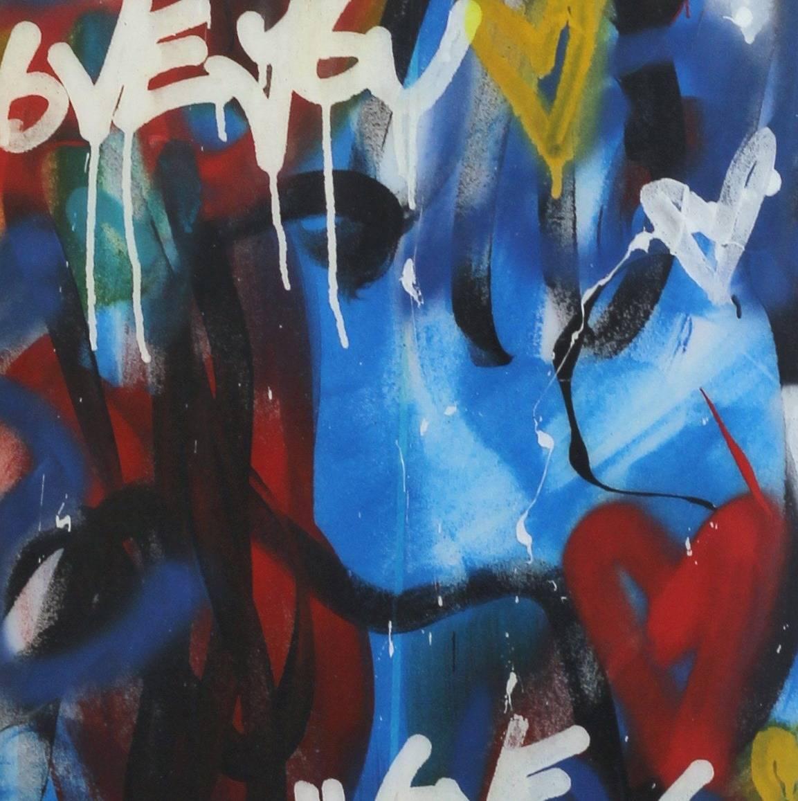 Amber Goldhammer - Love Fish Surfboard at 1stDibs | graffiti surfboard