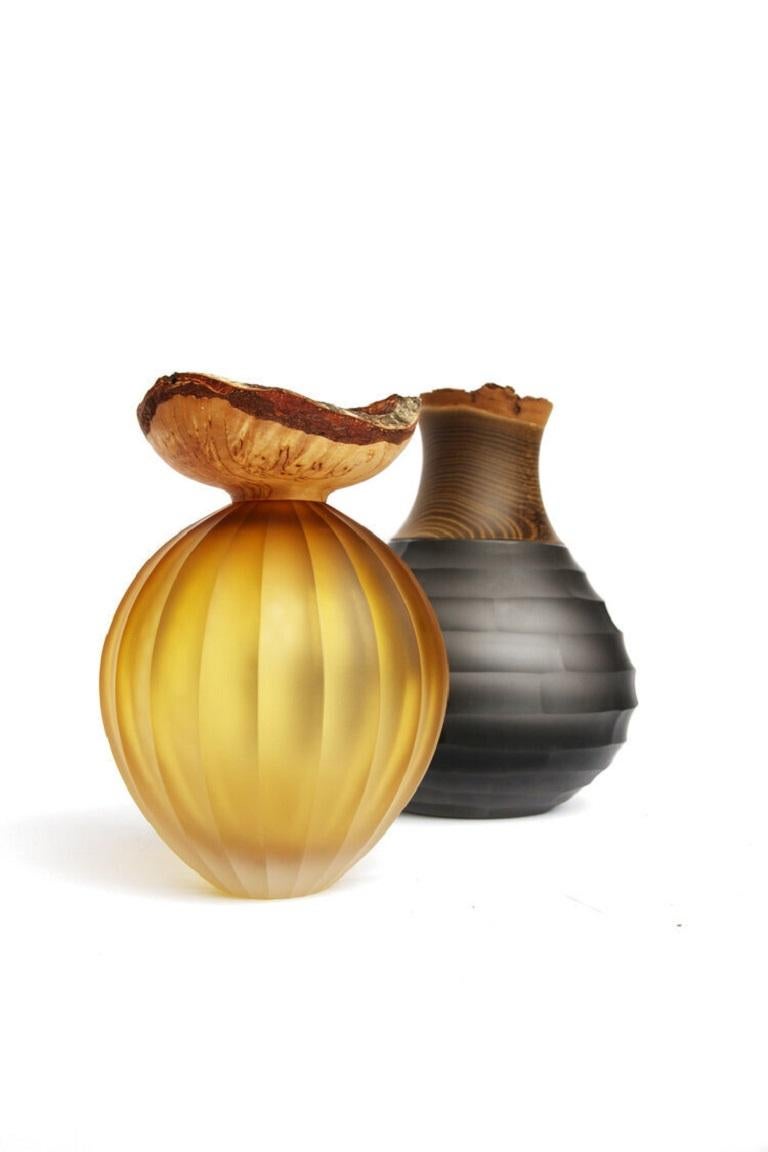 Amber Poppy Stacking Vessel, Pia Wüstenberg For Sale at 1stDibs