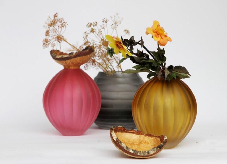 Amber Poppy Stacking Vessel, Pia Wüstenberg For Sale at 1stDibs