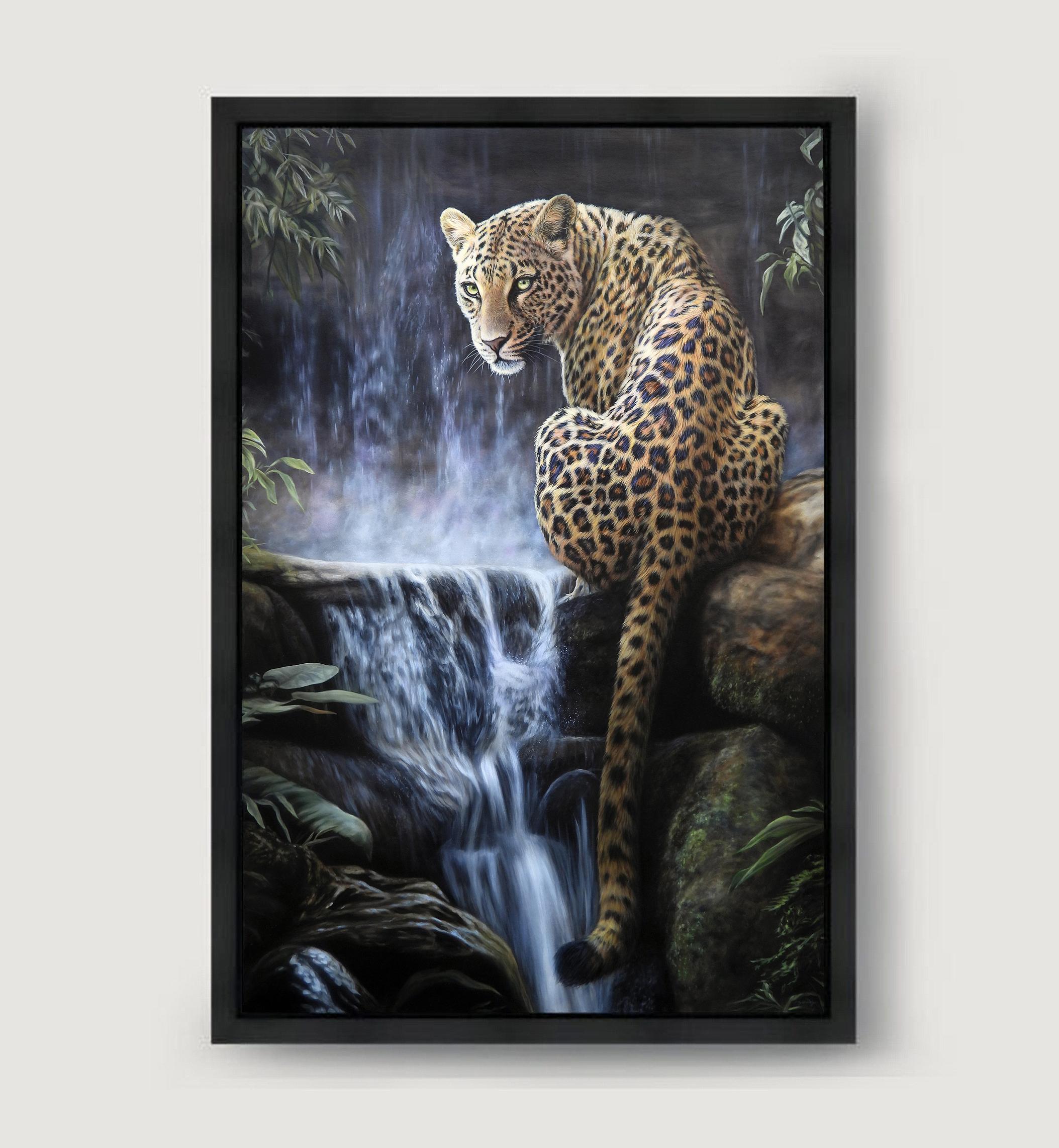 Amber Tyldesley - A Secret Place - original realism wildlife acrylic ...