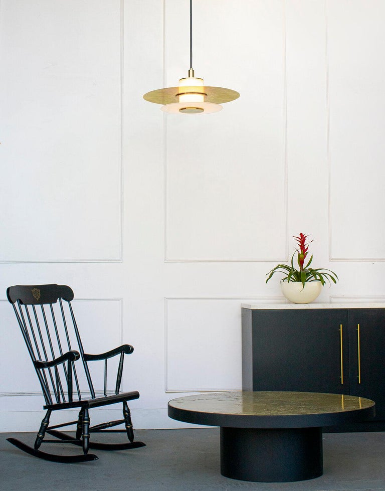 Ambrose Cocktail Table in Etched and Polished Ginkgo Relief For Sale at ...